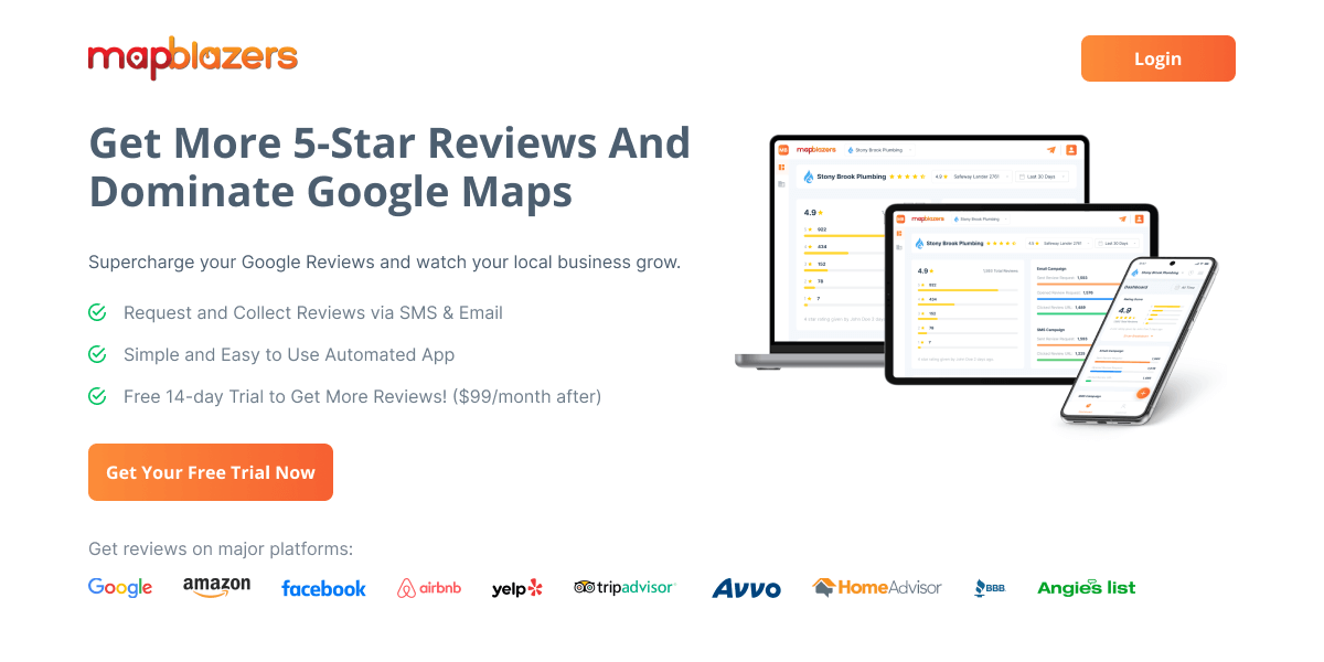 Get 5-Star Reviews & Raise Google Maps Ranking | MapBlazers